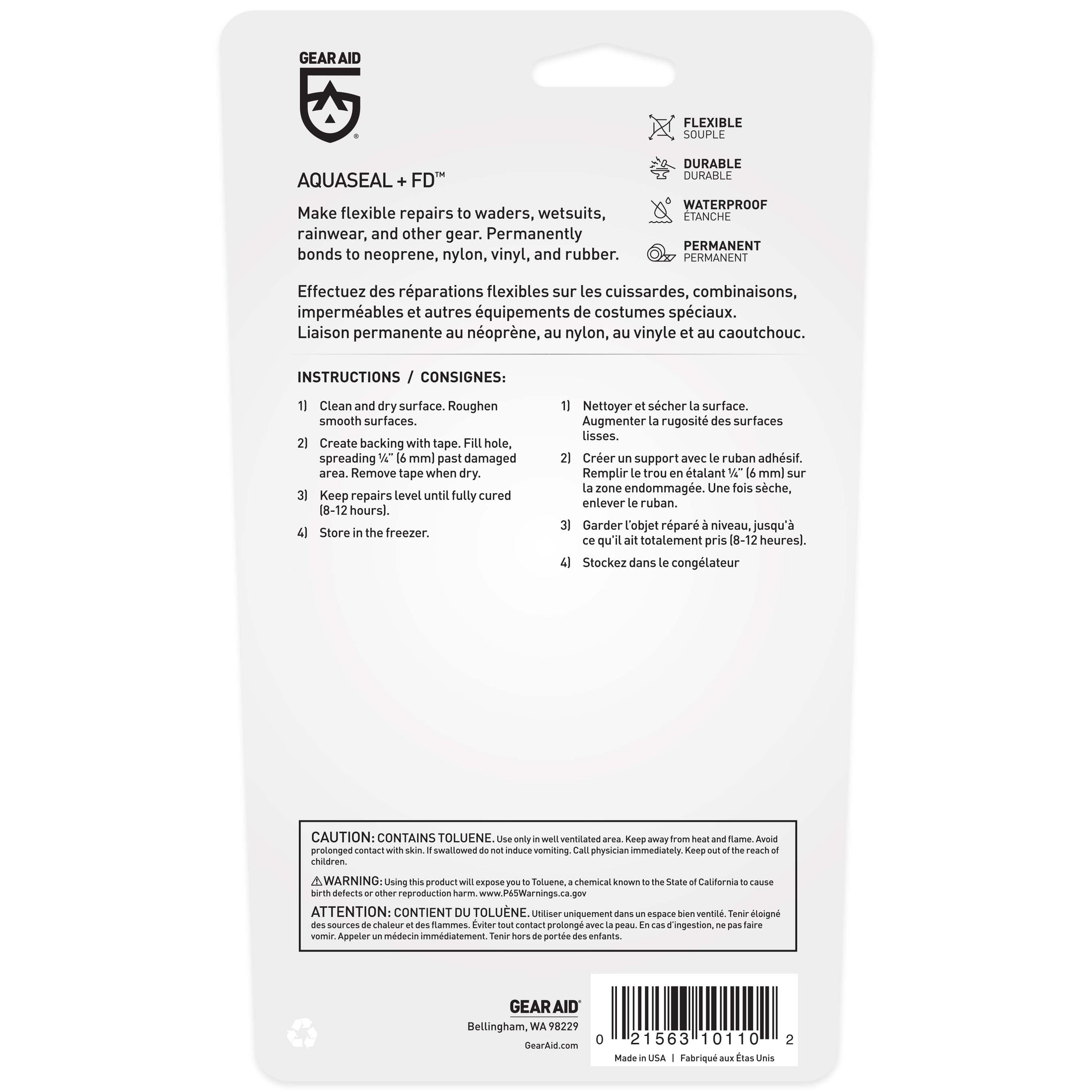 Aquaseal FD Flexible Durable Repair Adhesive | GEAR AID