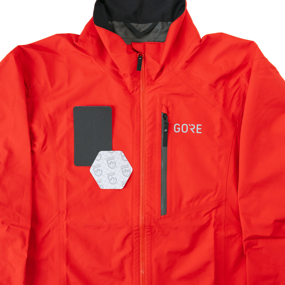 GORE-TEX Fabric Patches: 2.5" Hex and 4" Rectangle | GEAR AID